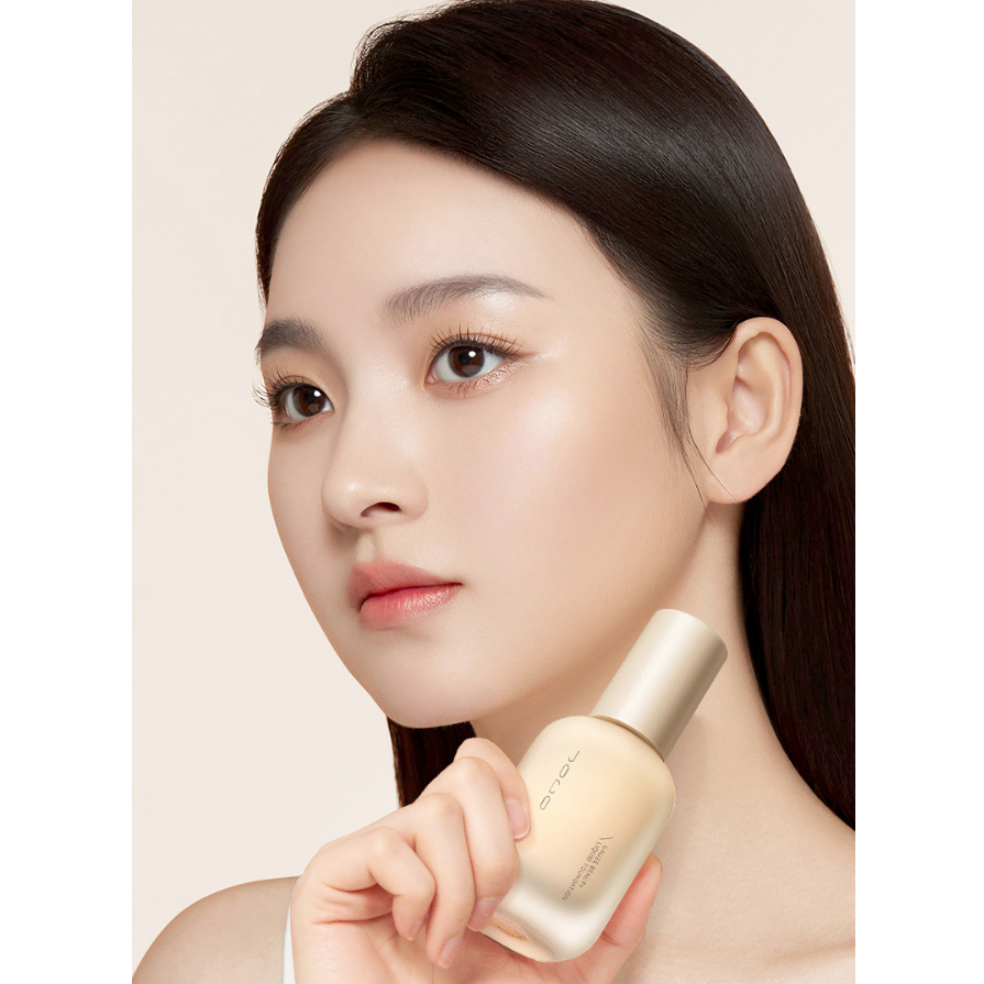 Jodo foundation has a thin, light liquid texture and naturally tones ...