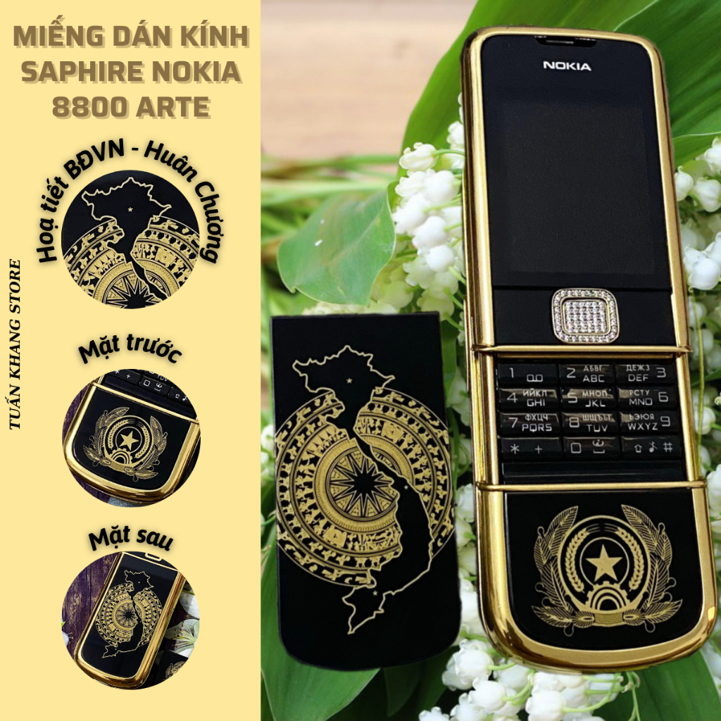 Nokia 8800 Arte Glass Phone Skin Sticker Model BDVN | Shopee Malaysia