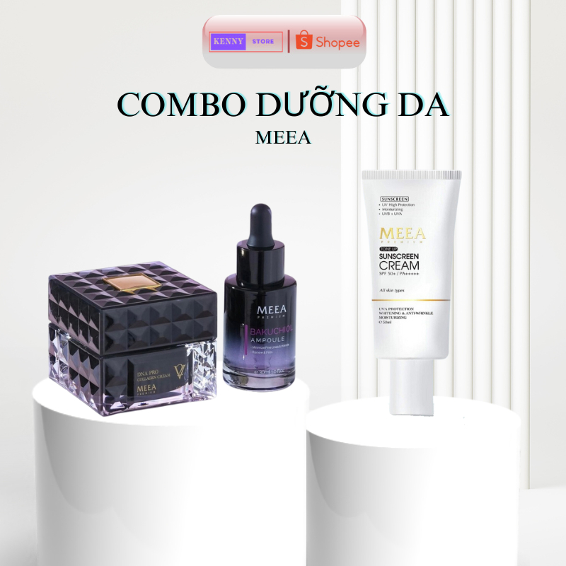 Combo Salmon Collagen V2 Face Cream 30ml + Genuine Meea Sunscreen 50ml ...