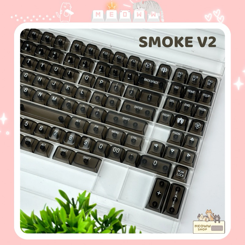 Cheap Crystal/Smoke transparent Keycap through led. Keycap Crystal v2 ...