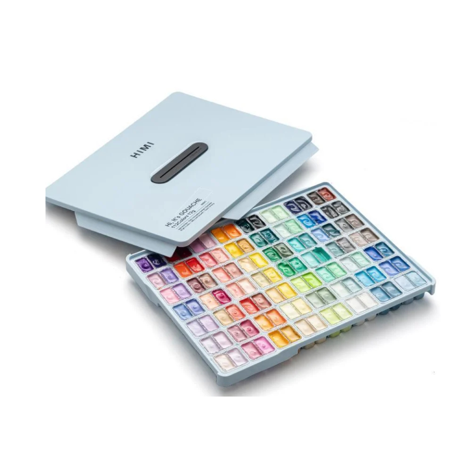Box of 112 Gouache Colors HIMI Twins HIMI Twins NEW VERSION (Free ...