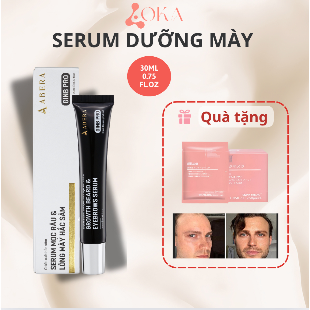 Gib PRO Genuine Eyebrow Growth Serum | Solve Bald Eyebrows, Sparse ...