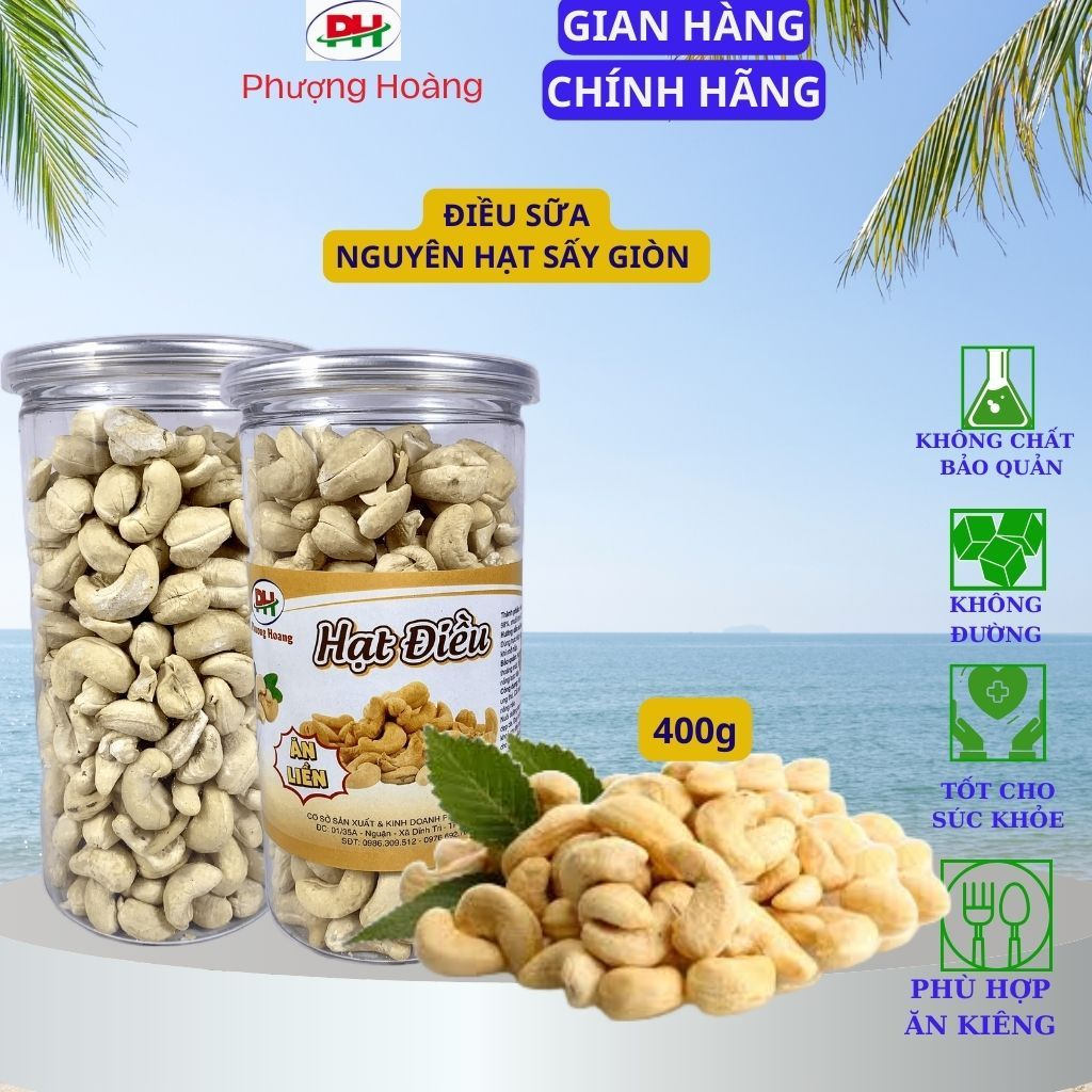 Crispy dried whole cashew nuts with clean skin PH - Drunk in nut milk ...