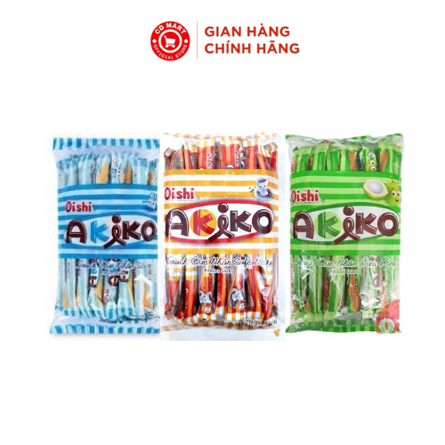 Pack of 20 Oishi Akiko snack sticks filled with Moka coffee, milk ...
