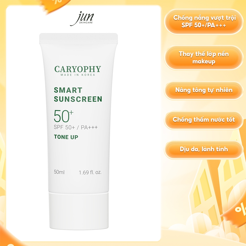Caryophy tone up sunscreen to brighten skin tone 50ml | Shopee Malaysia