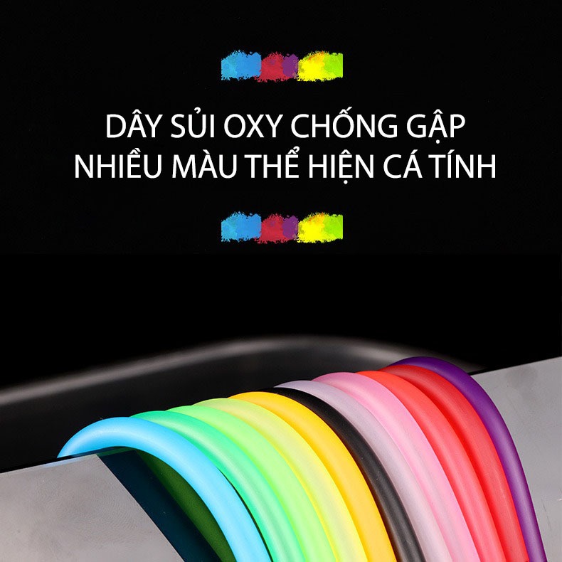 OXY Anti-folding Oxygen Line (8 COLORS) for Oxygen Generator - Oxygen ...