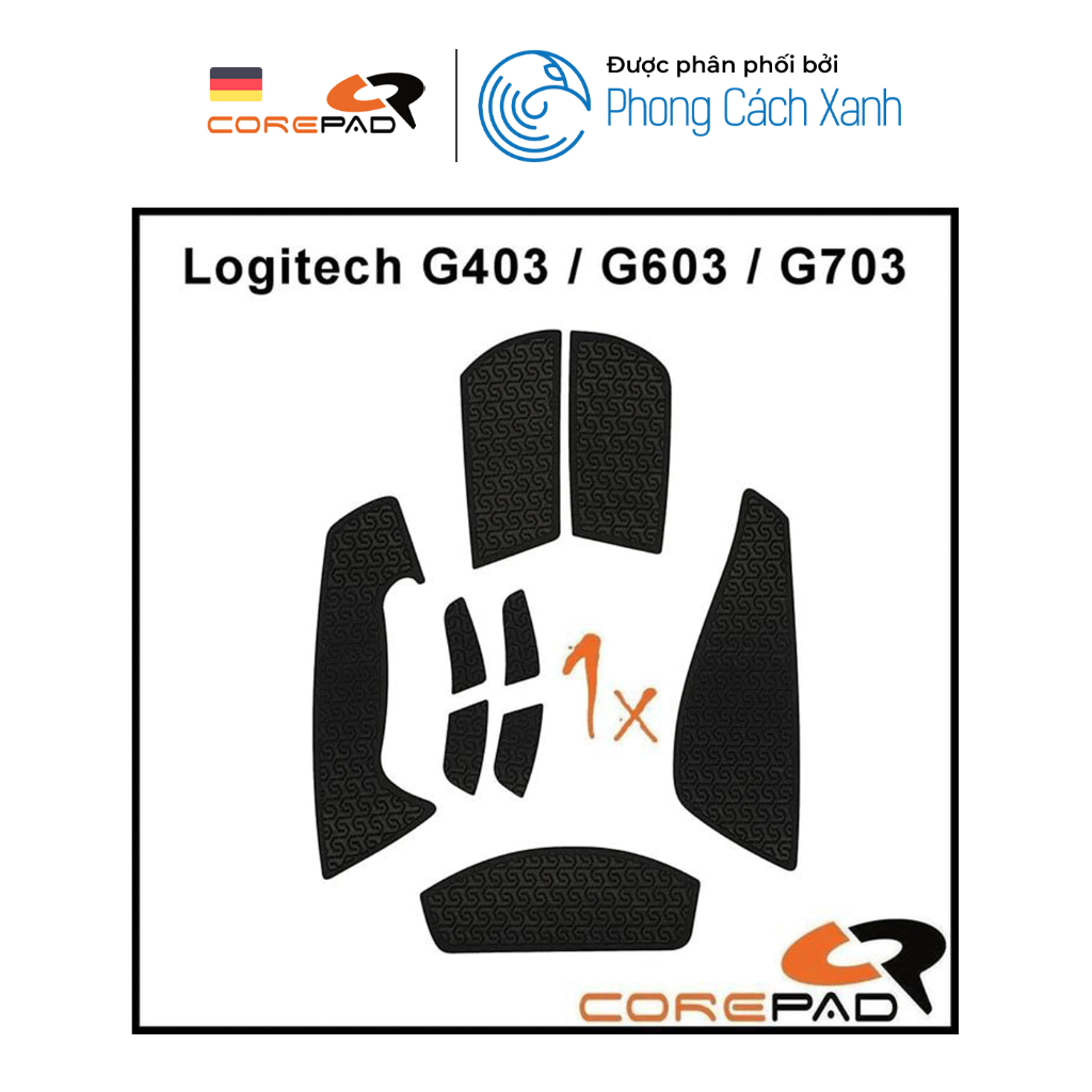 Corepad Soft Grips grip tape set for Logitech G403 / G603 / G703 Series ...