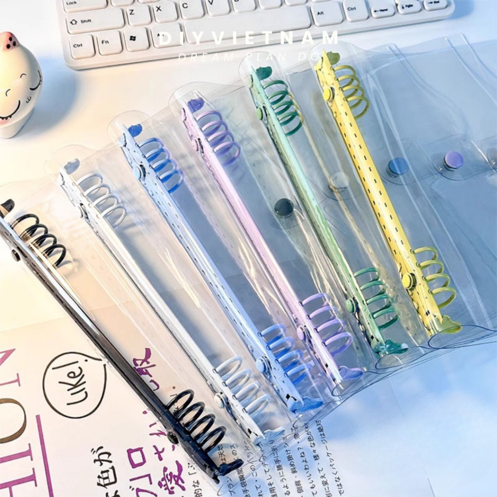 Transparent PLANNER CASE 8 COLOR HOLE A5/B5 | Shopee Malaysia
