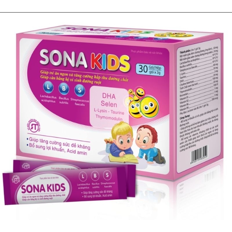 Supplementing Probiotics vitamin SONA KIDS H *30 Packs To Help Eat Well To Enhance Nutrient ...