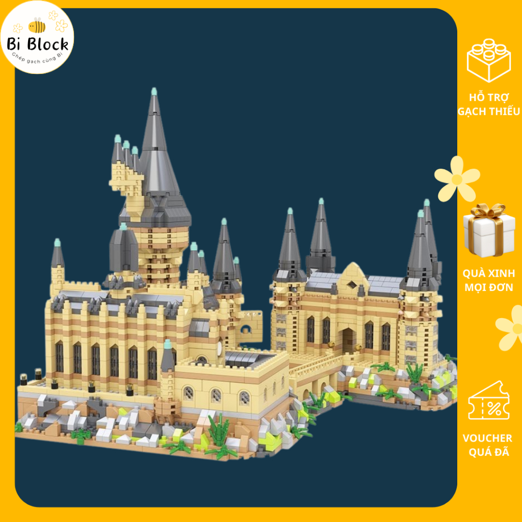 Hogwarts Castle Magic Institute Assembly Kit | 3d Nanoblock Model ...