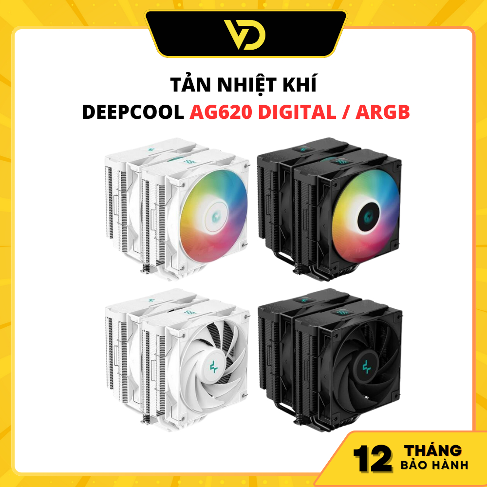 Deepcool AG620 DIGITAL / AG620 DIGITAL A-RGB CPU Cooler | Shopee Malaysia