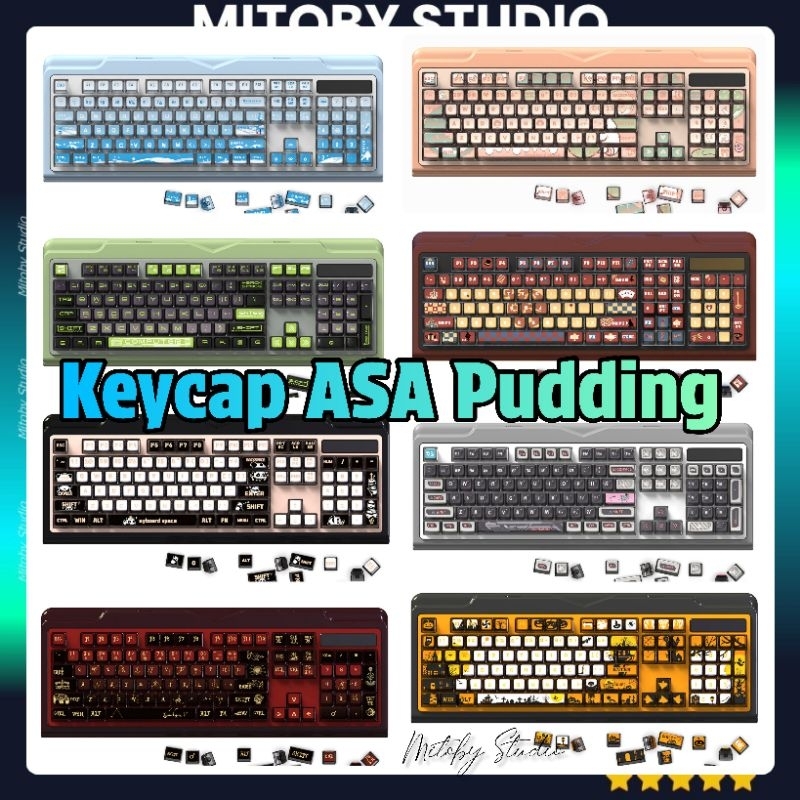 Keycap ASA Pudding Through led Halloween Mechanical Keyboard Button ...
