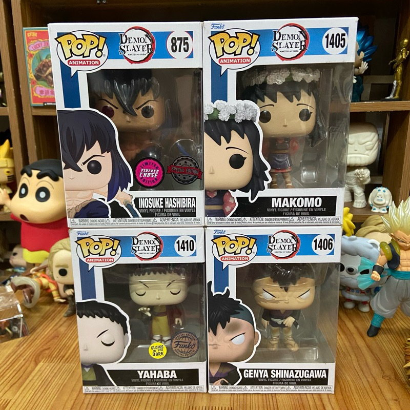 FUNKO Fiko Anime Figure - Demon Slayer / COMBO 4 Inosuke Chase + Yahaba ...