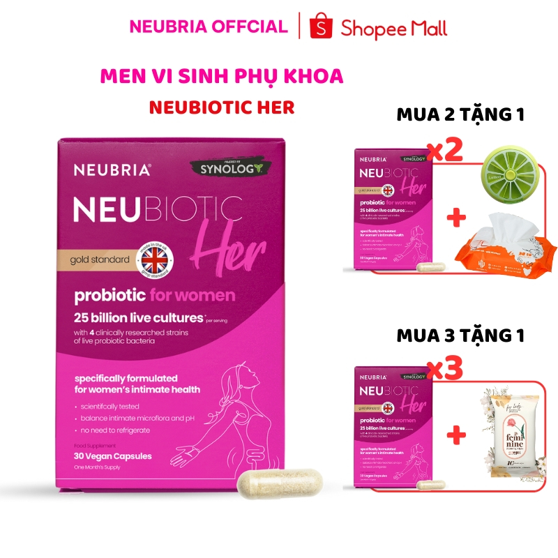 Neubria Neubiotic Her Gynecological Probiotics Supplement Beneficial ...