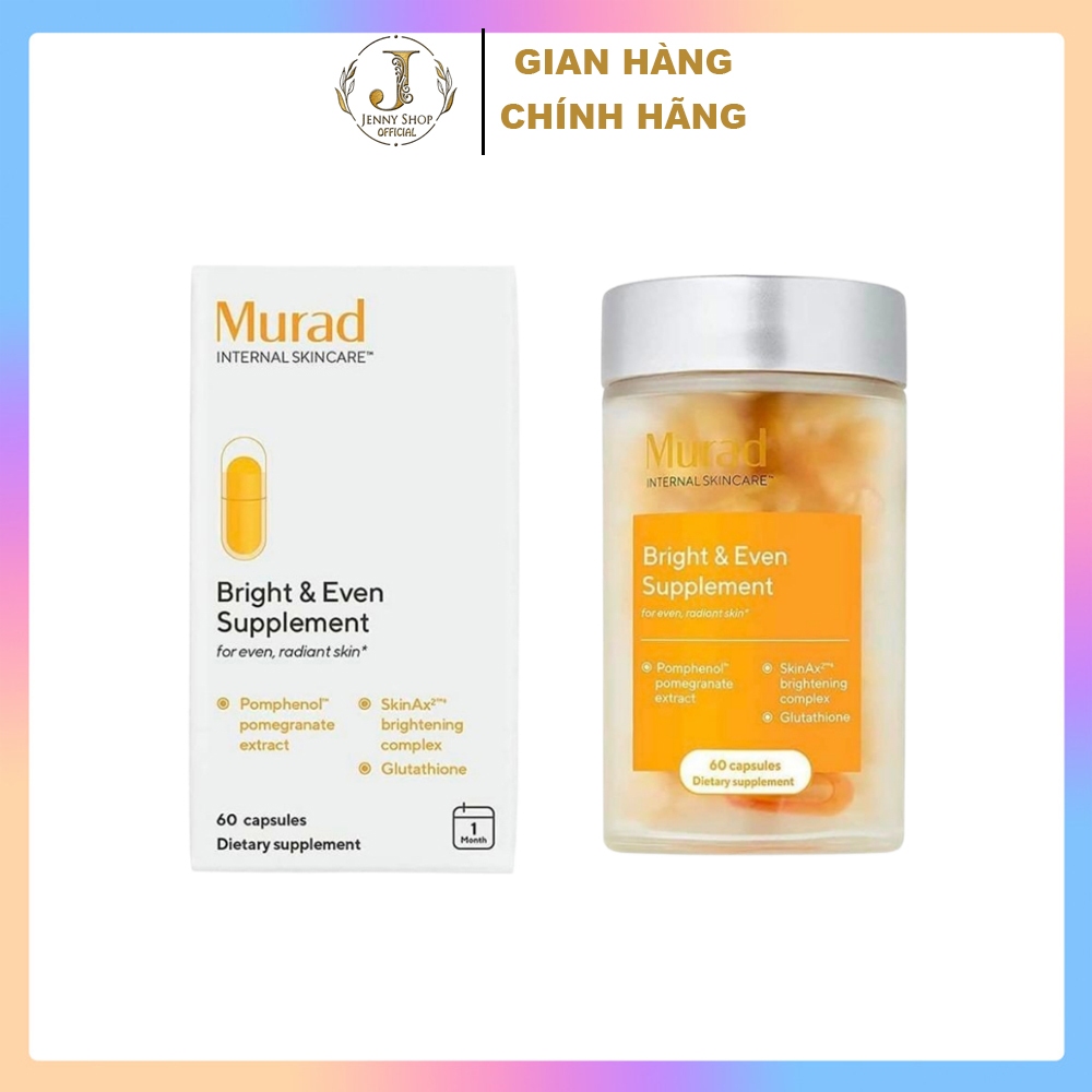 OXY Murad BRIGHT & EVEN SUPPLEMENT Sunscreen And Antioxidant Tablets 60 ...