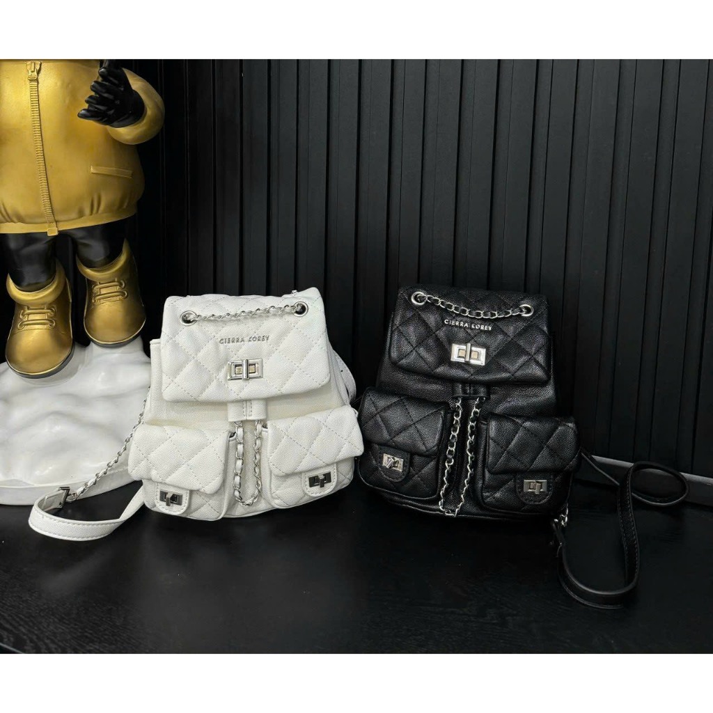 Backpack / Women'S Bag size 19 Thick Lumpy Leather, Beautiful Standard ...