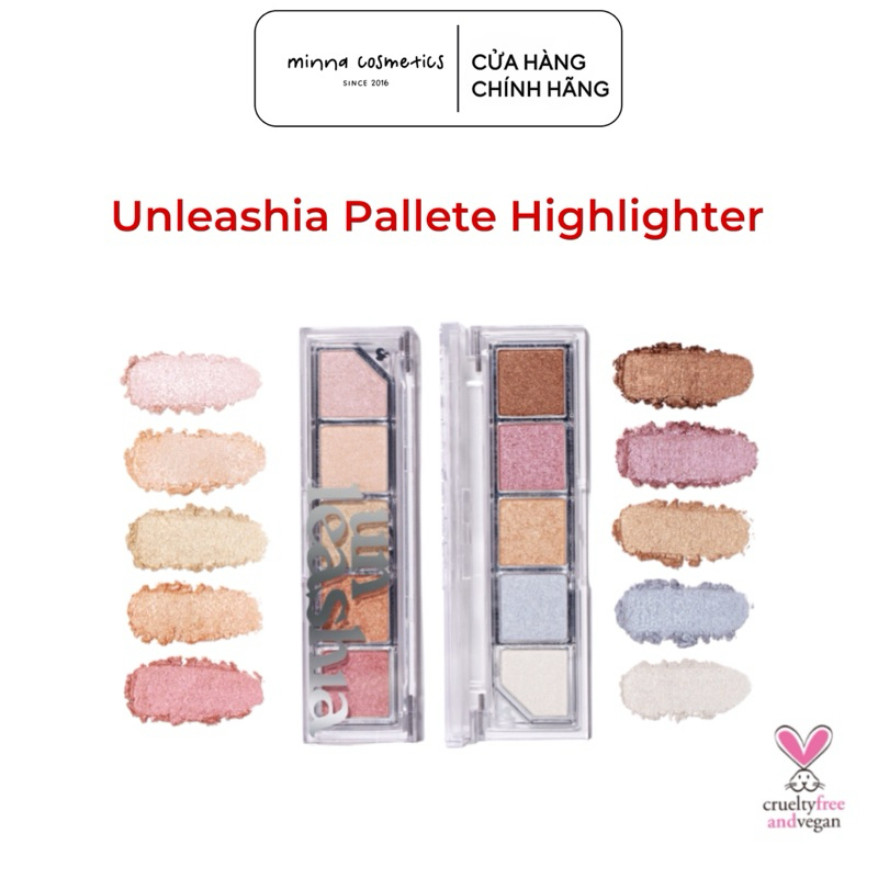 [UNLEASHIA] UNLEASHIA Highlight Palette for Eyes and Face UNLEASHIA ...