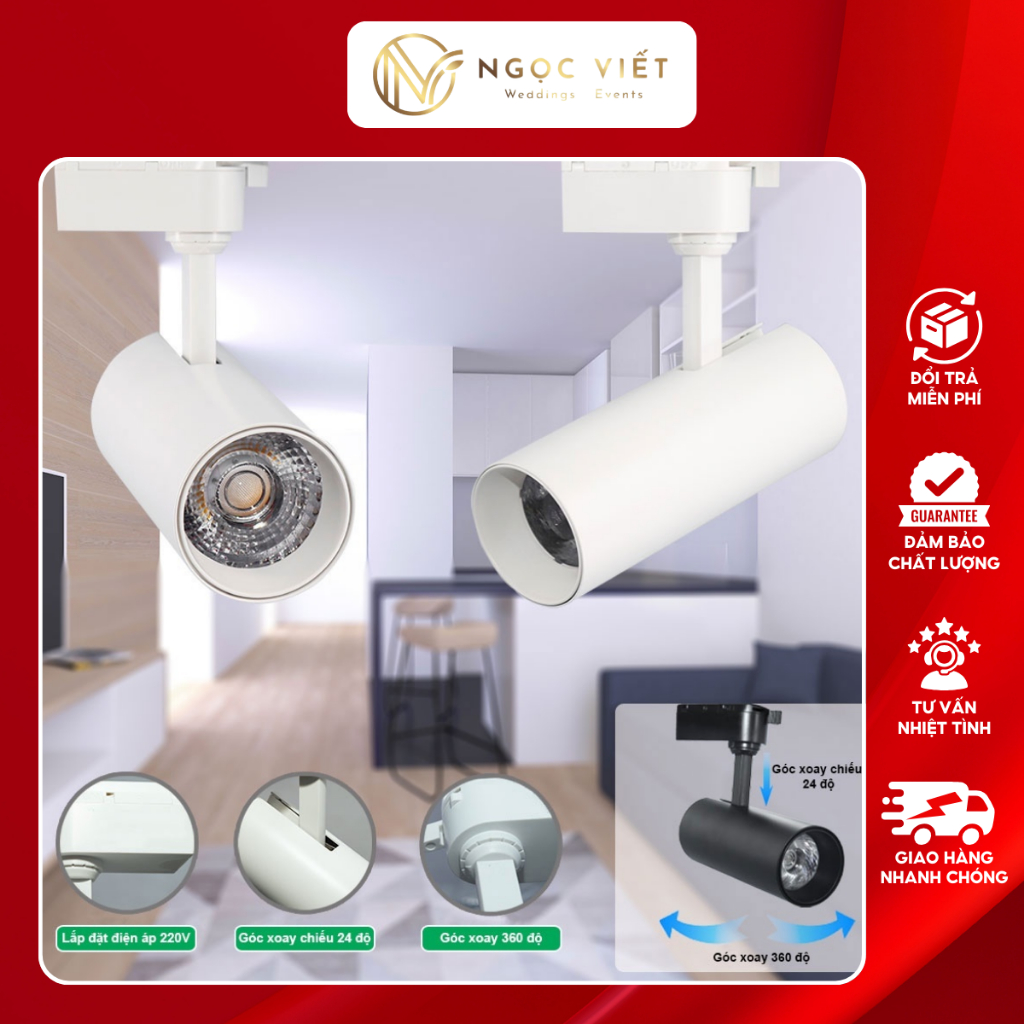 Cob tube spotlight, 20w 30w led spotlight with single base and easy ...