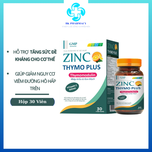 Oral Tablets Support To Increase Resistance To The Body ZINC THYMO PLUS ...