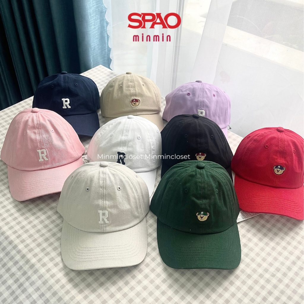 [AUTHENTIC 100%] Spao Korea ball cap embroidered with genuine Woodie ...