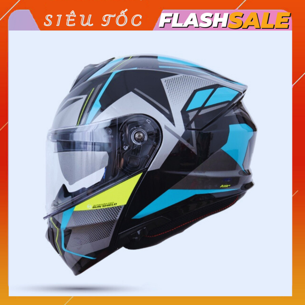 Genuine Yohe 935 Black and Blue Flip-Jaw Fullface Helmet, High Quality ...