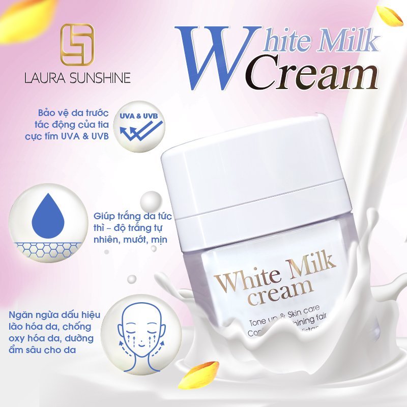 Milk Day Cream 50ml Laura Sunshine Nhat Kim Anh | Shopee Malaysia