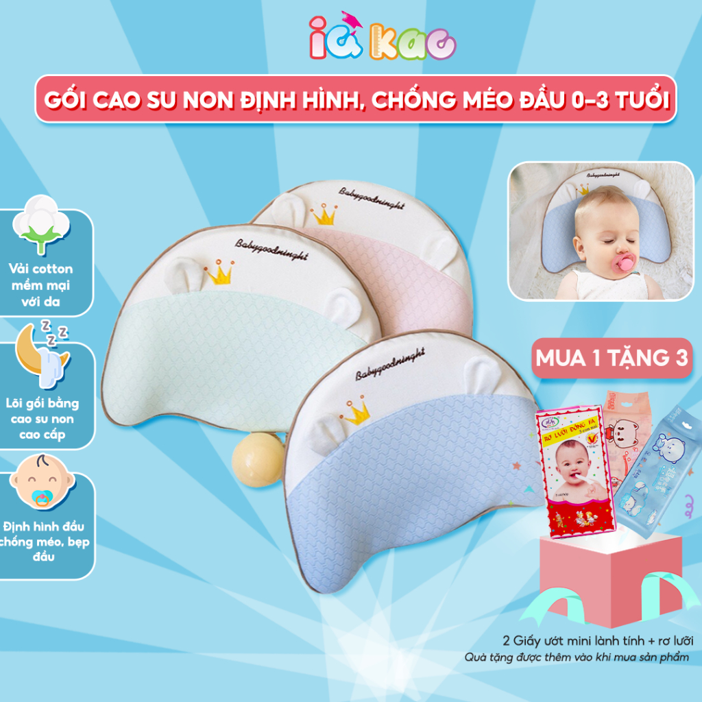 IQKAO BG06 Anti-Head Distortion and Scoliosis Shaping Pillow - Latex ...