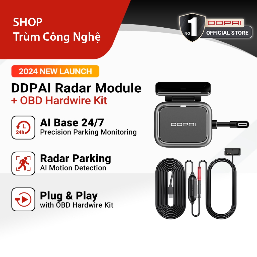 Obd Radar Kit for DDPAI N5 Dual Dash Camera - RADA N5 DDPAI | Shopee ...