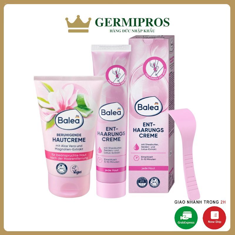 [COVERED Name] Balea hair removal cream and post-wax lotion to soothe ...