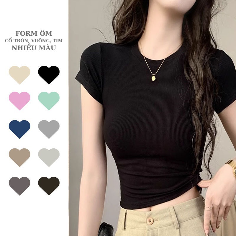 Babytee Women's Bodycon Basic Shirt Elastic Fabric Hack Multi-Color ...