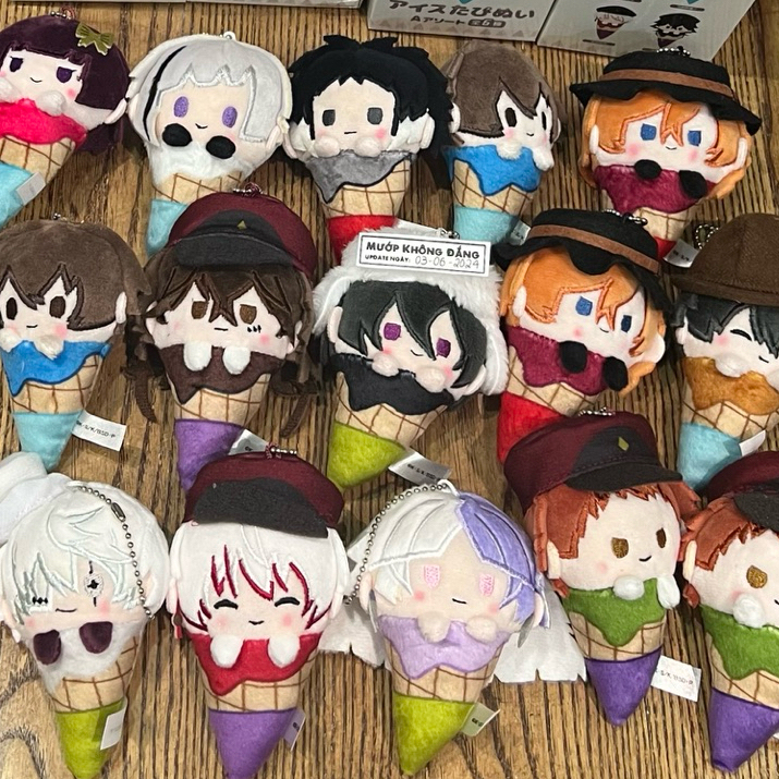 [tapinui AVAILABLE - P02] anime tapinui icecream plush toy BUNGOU STRAY ...