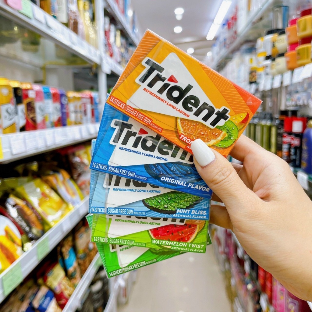 Gum candy - American Trident Gum candy - New models of all flavors (14 ...