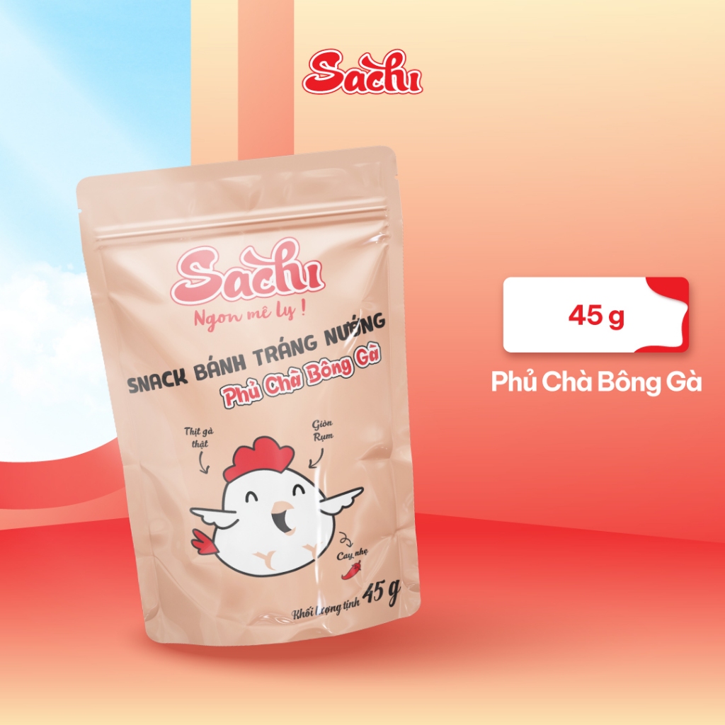 [COMBO 3 PACK OF FLAVOR 45G] SACHI Grilled Rice Paper Snack Covered ...
