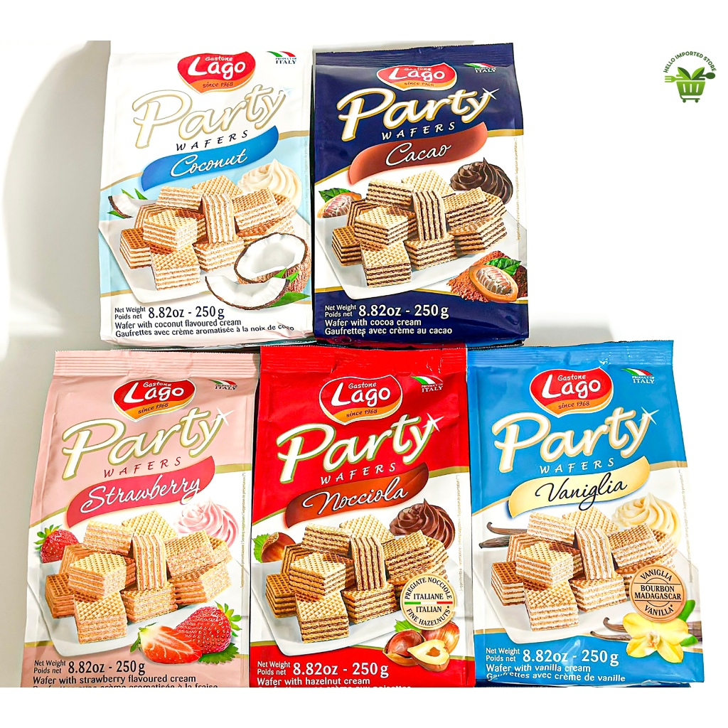 Lago Party Wafers Many Flavors - 250g Pack | Shopee Malaysia