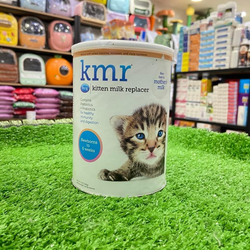 Kmr powdered milk date September 2026 for kittens from birth to adults can 340g (New packaging ...