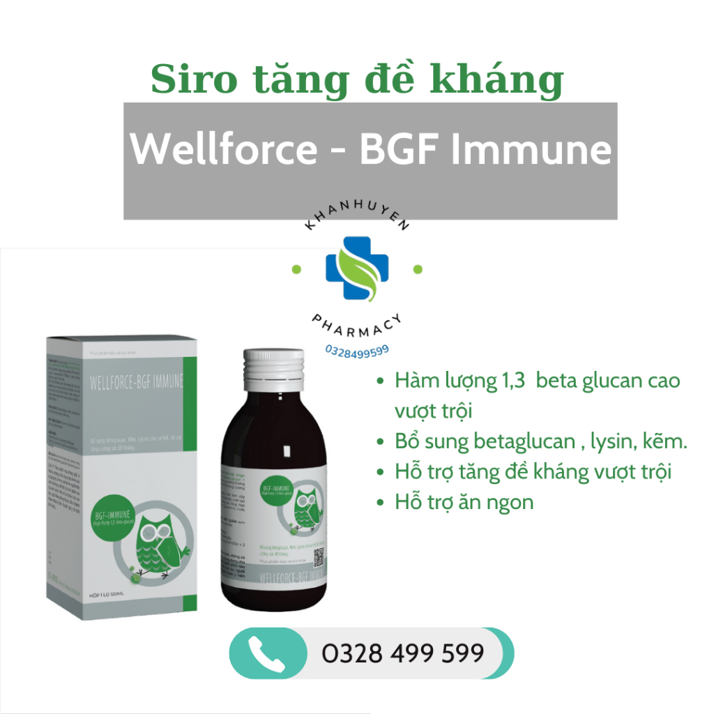 Increases Resistance To WELLFORCE BGF IMMUNE, Reduces The Risk Of Respiratory Tract For Babies ...