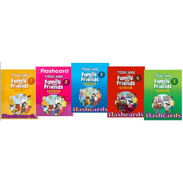 English Flashcard Family and Friends National Edition size A5 | Shopee ...