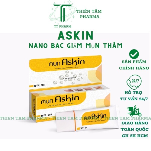 Acne cream ASKIN nano Silver Tube / 30g | Shopee Malaysia