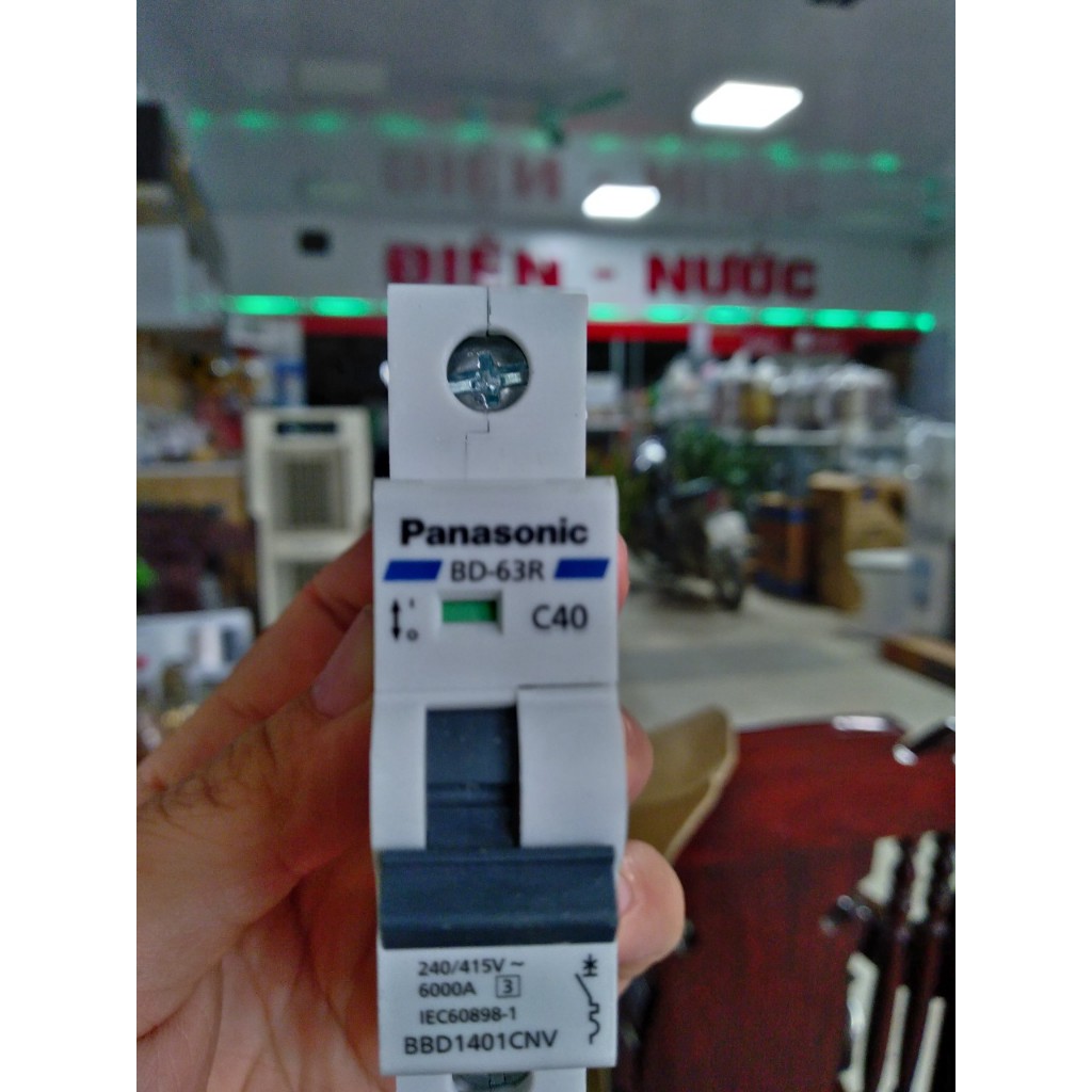 [Panasonic] Cb MCB 1 phase 1 pole, Panasonic automatic circuit breaker 16A 20A 25A 32A 40A 63A ...