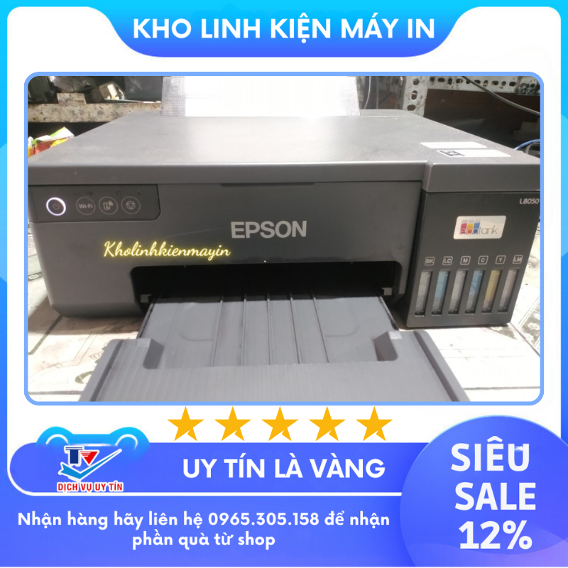 Old color inkjet printer Epson L8050, beautiful product, 6-color ...
