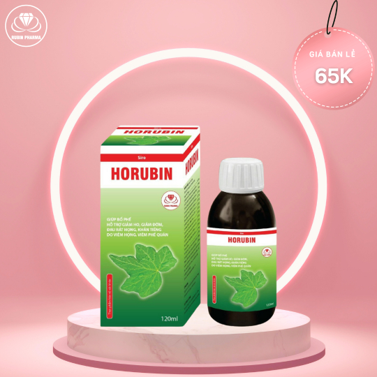 Rubin cough syrup (120ml bottle) - helps nourish the lungs, supports ...