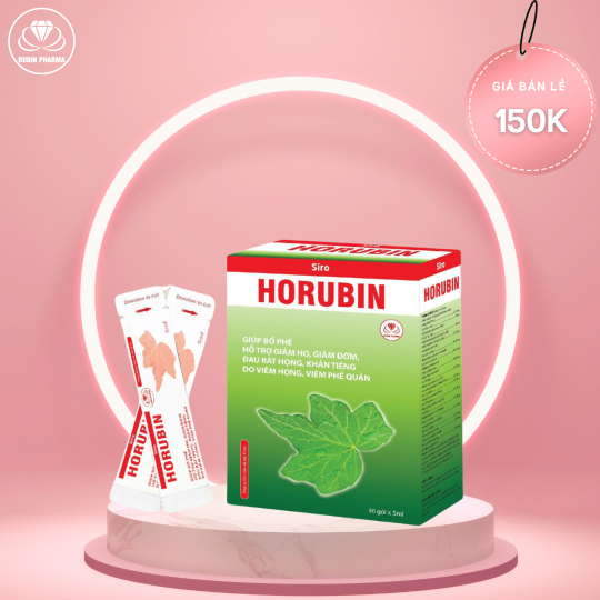 Rubin cough syrup (Box of 30 packs x 5ml) - Helps nourish the lungs ...