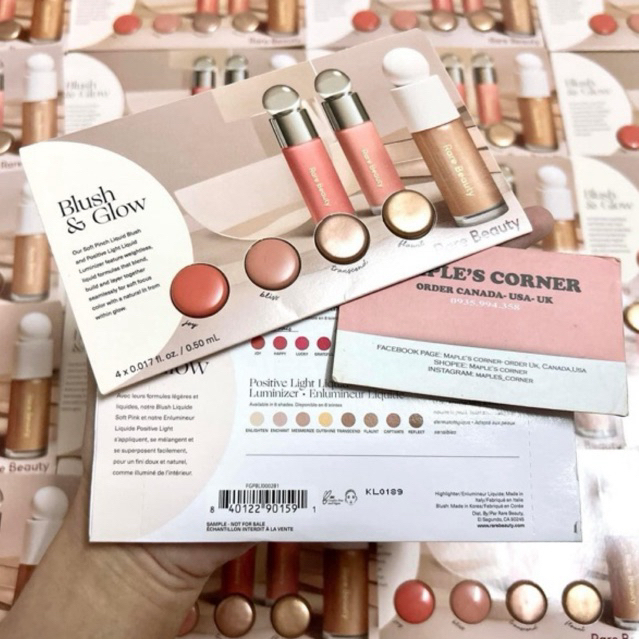 Rare Beauty Soft Pinch Liquid Blush highlight sample Set | Shopee Malaysia