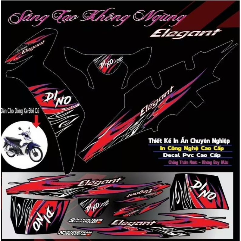 Sym elegant car sticker with red fire sticker | Shopee Malaysia