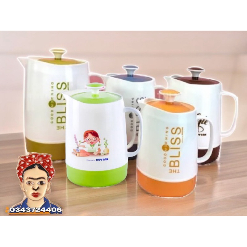 Thermos mug 2.5 liters, 2 liters, 1 liter. (with handle, removable lid ...