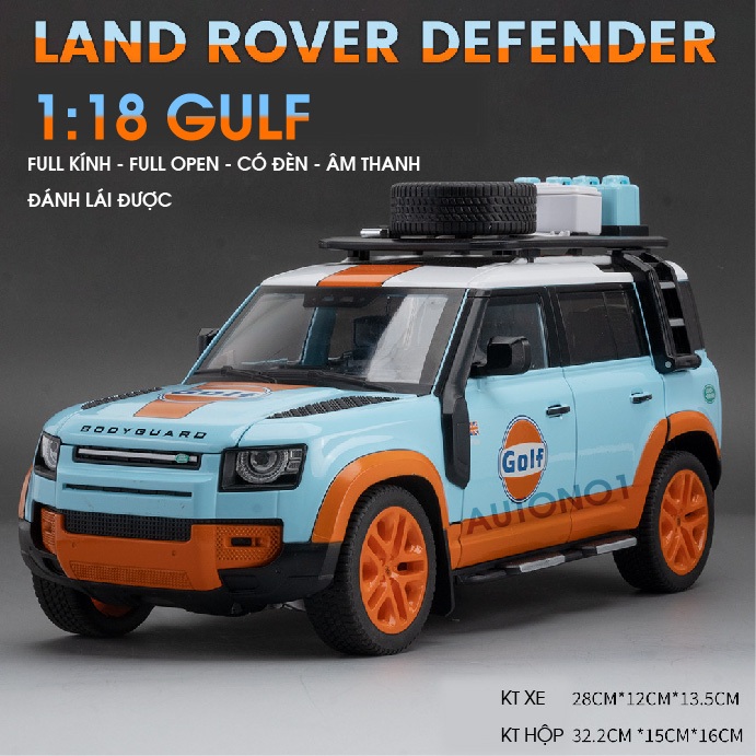 Land Rover Defender 110 Gulf Camel Cup full open - full Glass ...