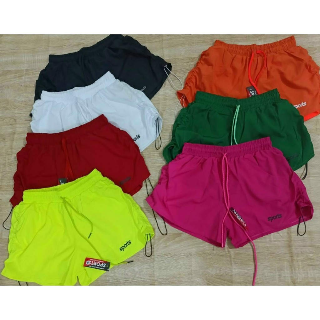 Shorts 2 Layers Of Drawstring Wear To Practice, yoga, Aerobic dance ...