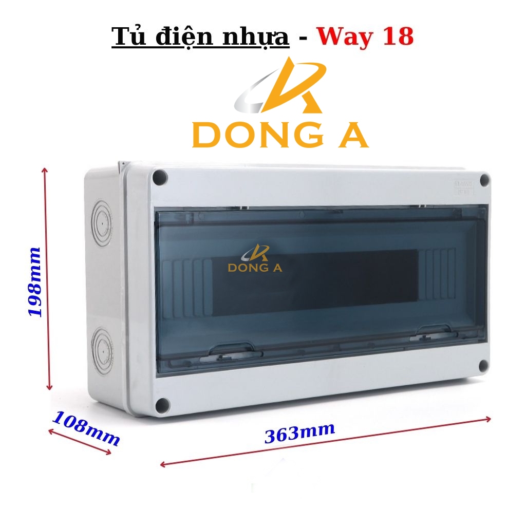 Way-18 waterproof surface-mounted plastic electrical cabinet, IP66 ...