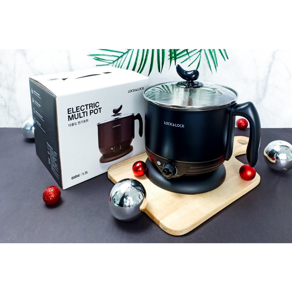 Locknlock Multi Pot 1.2L EJP316BLK, 220V, 50Hz, 600W – Black (genuine ...