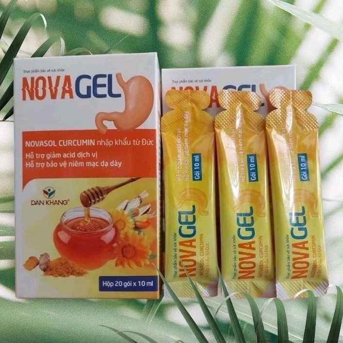 Novagel stomach protection box of 20 packs helps reduce gastric acid ...
